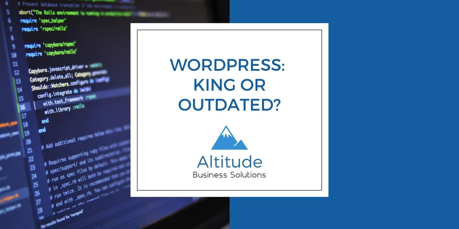 Website Design | Email Marketing - WordPress: King or Outdated?